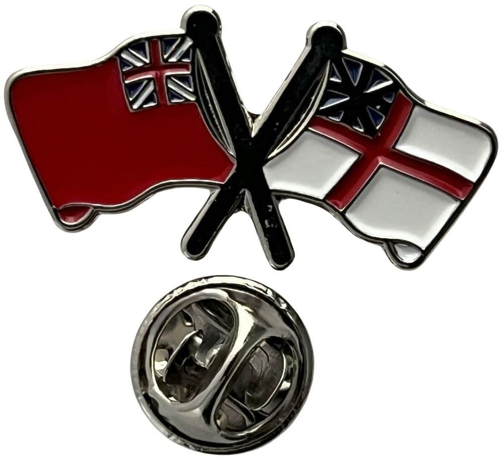 Red/White Ensign Pin Badge | Buy Red/White Ensign Pin Badge | NWFlags