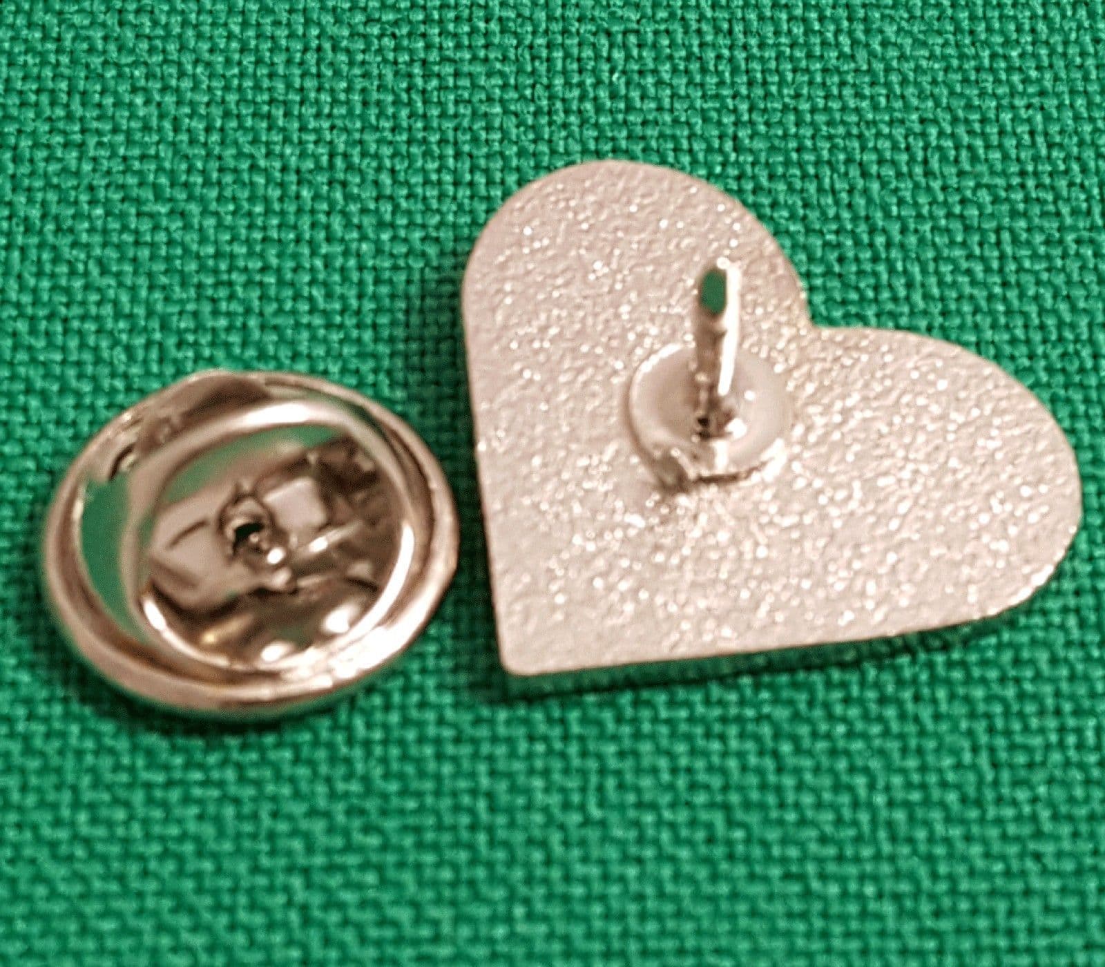 Red Heart Pin Badge | Buy Red Heart Pin Badge | NWFlags