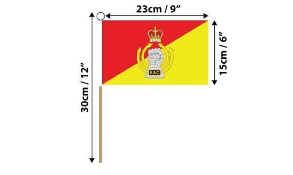 Buy Royal Armoured Corps Pack of Hand Flags | NWFlags