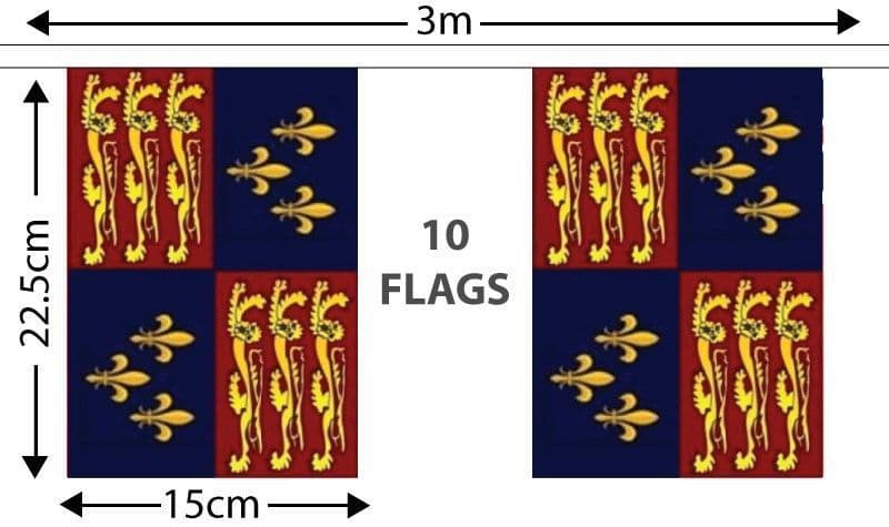 Buy Royal Banner 16th Century Small Bunting | NWFlags