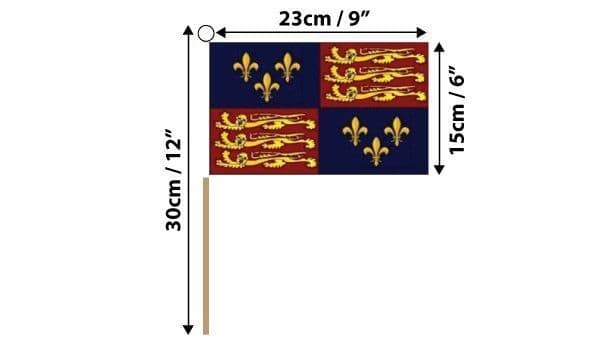 Buy Royal Banner 16th Century Pack of Hand Flags | NWFlags