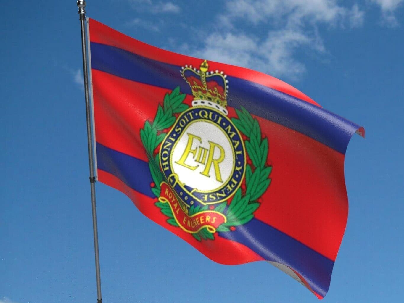 Royal Engineers Regiment Flag | Buy Royal Engineers Regiment Flag