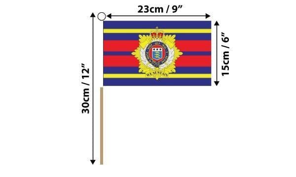 Buy Royal Logistic Corps Pack of Hand Flags | NWFlags