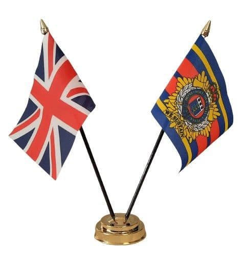 Royal Logistic Corps with UK Friendship Table Flag | NWFlags