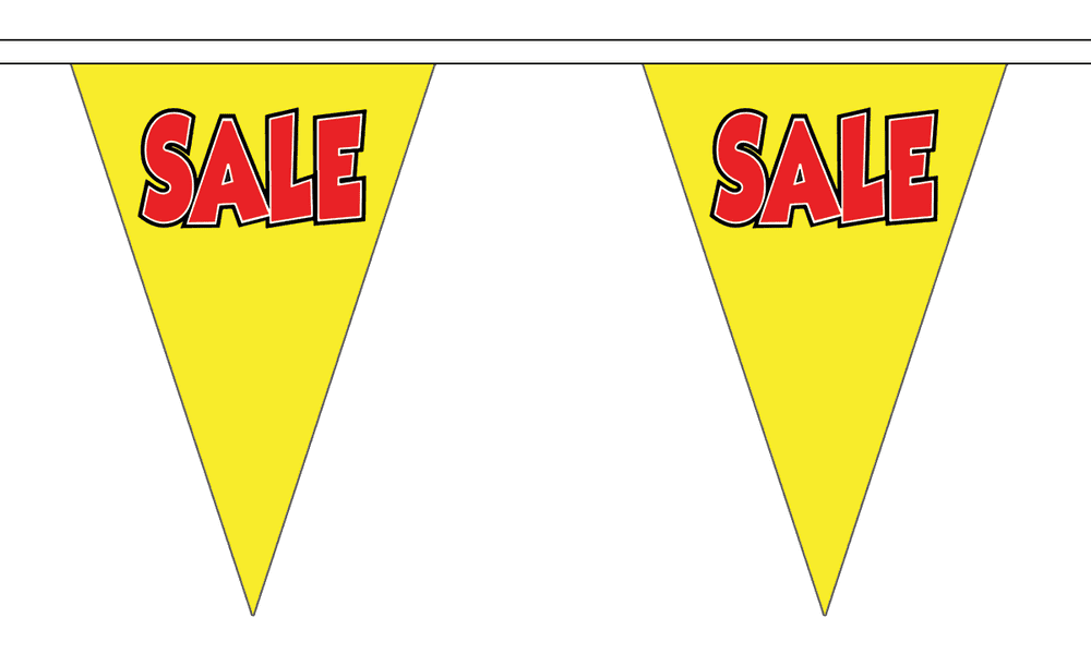 Sale Yellow Triangle Bunting | Buy Sale Yellow Triangle Bunting