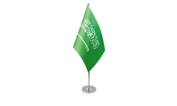 Saudi Arabia Satin Table Flag | Buy Saudi Arabia Satin Table Flag
