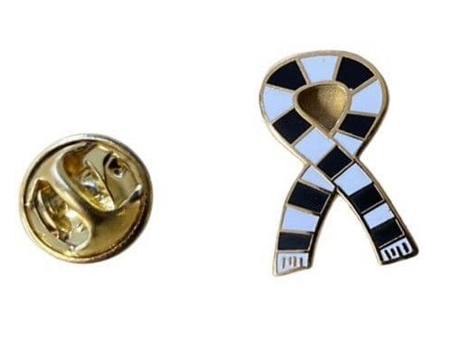 Scarf Black Pin Badge | Buy Scarf Black Pin Badge | NWFlags