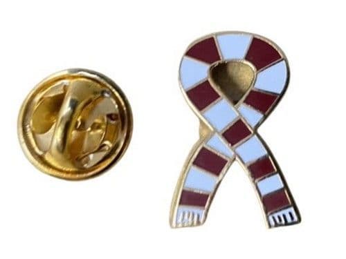Scarf Maroon Pin Badge | Buy Scarf Maroon Pin Badge | NWFlags