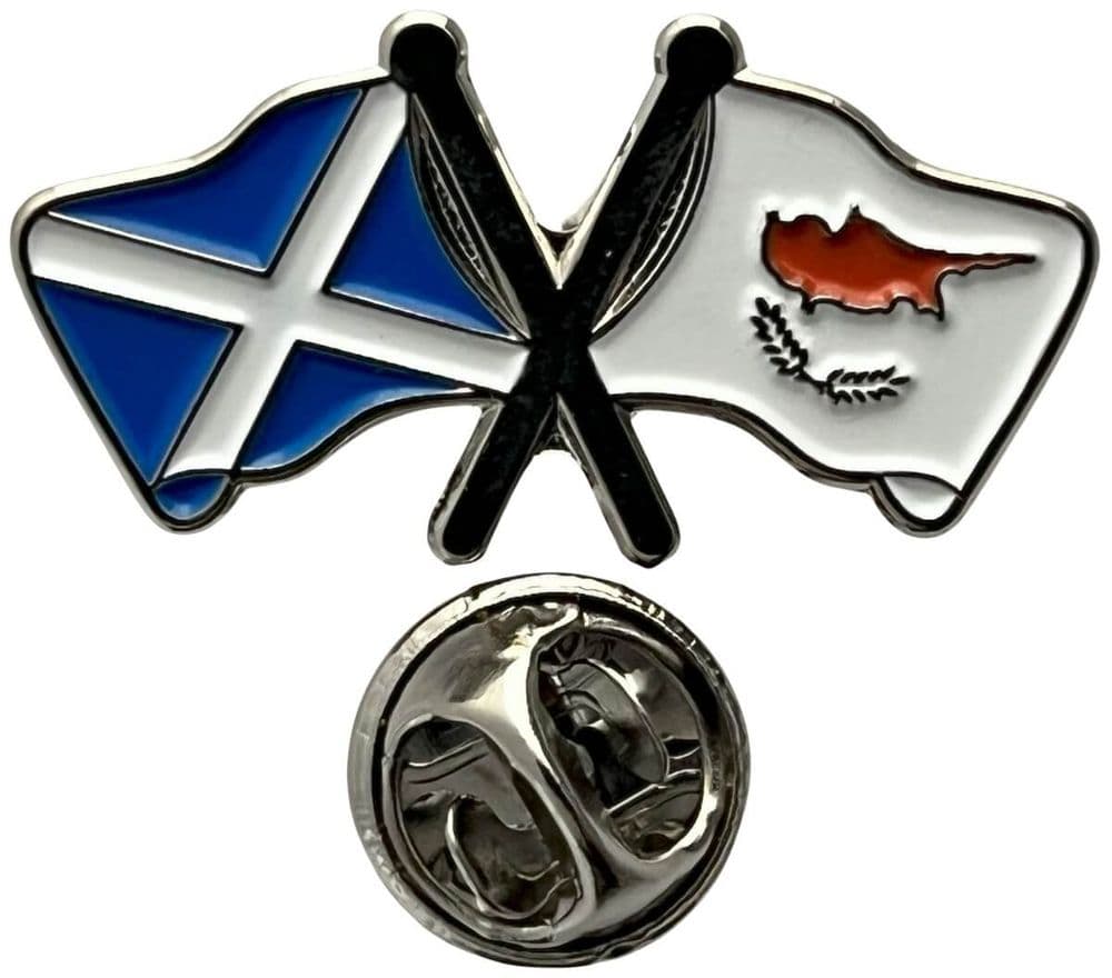 Scotland & Cyprus Pin Badge | Buy Scotland & Cyprus Pin Badge
