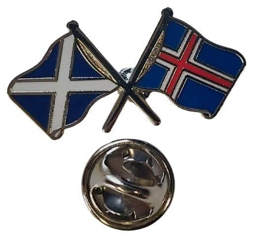 Scotland & Iceland Pin Badge | Buy Scotland & Iceland Pin Badge