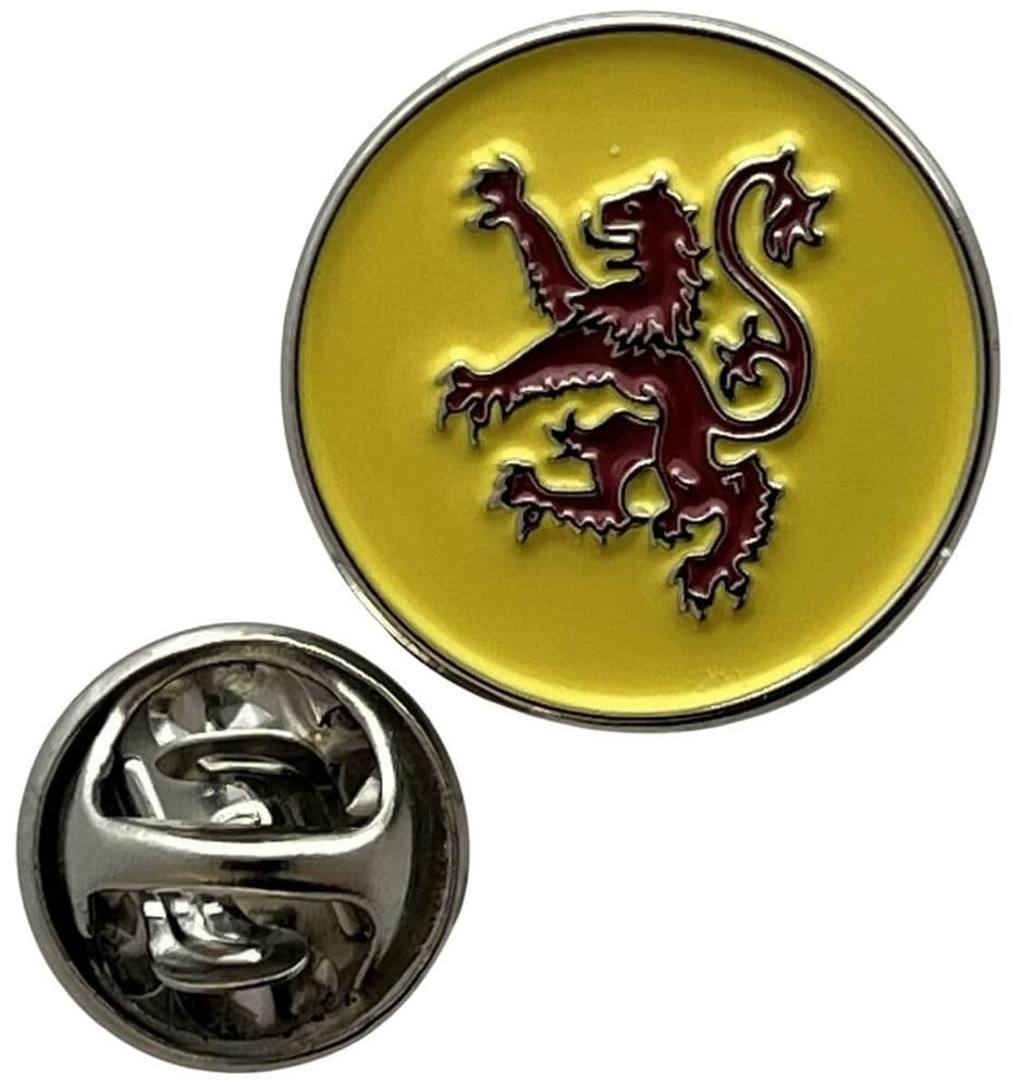 Scotland Rampant Lion Round Pin Badge | Buy Scotland Rampant Lion Round ...