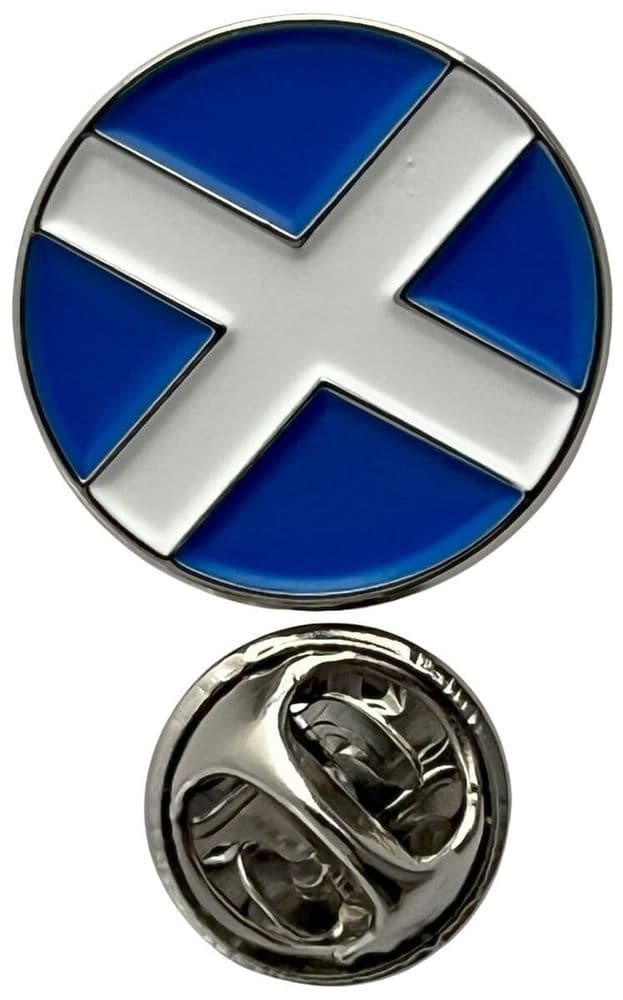 Scotland Round Pin Badge | Buy Scotland Round Pin Badge | North West Flags