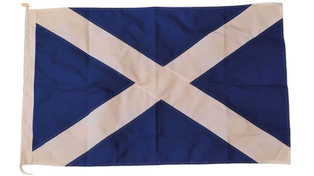 Scotland Sewn Flag with Rope & Toggle - 3ft x 2ft | NWFlags
