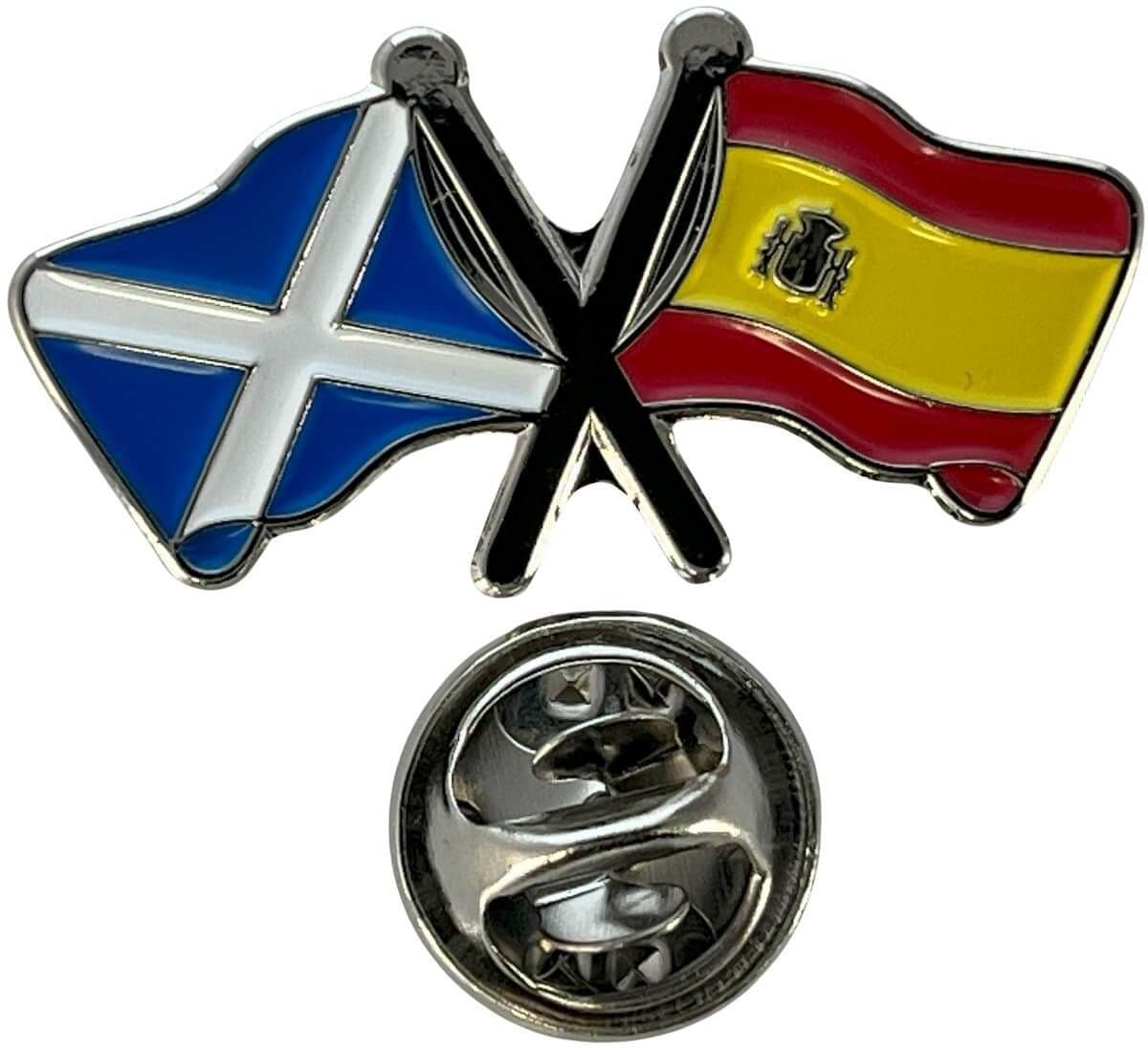 Scotland & Spain Pin Badge | Buy Scotland & Spain Pin Badge | NWFlags