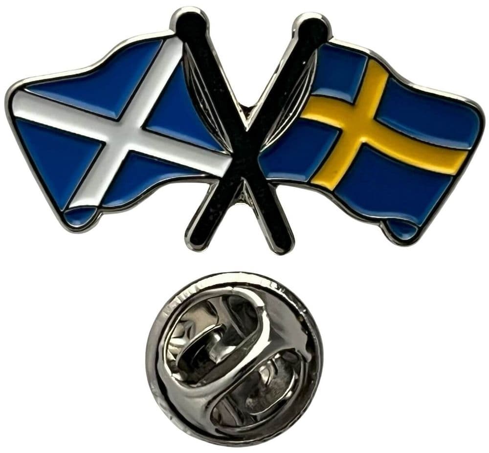 Scotland & Sweden Pin Badge | Buy Scotland & Sweden Pin Badge