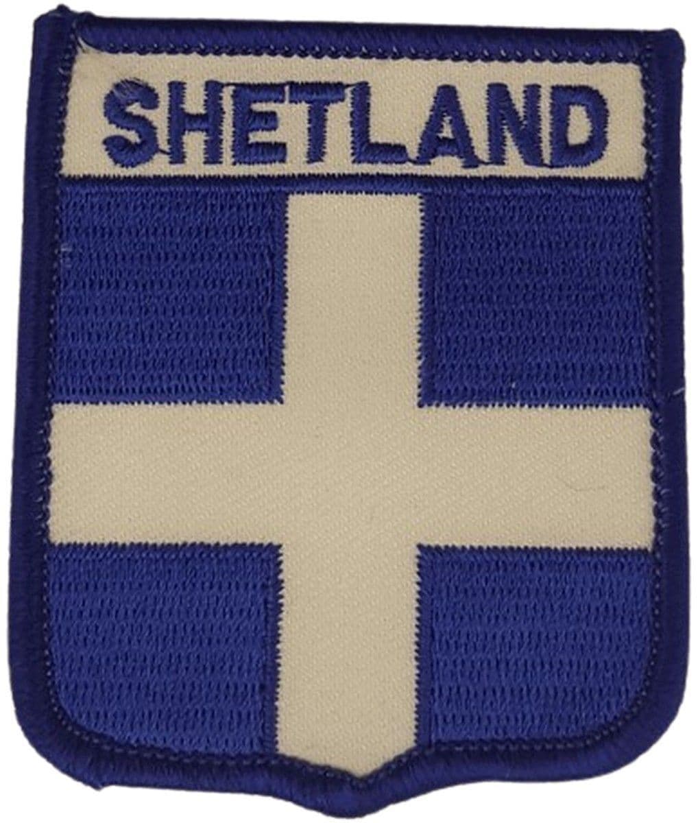 Shetland Flag Shield patch | Buy Shetland Flag Shield patch | NWFlags