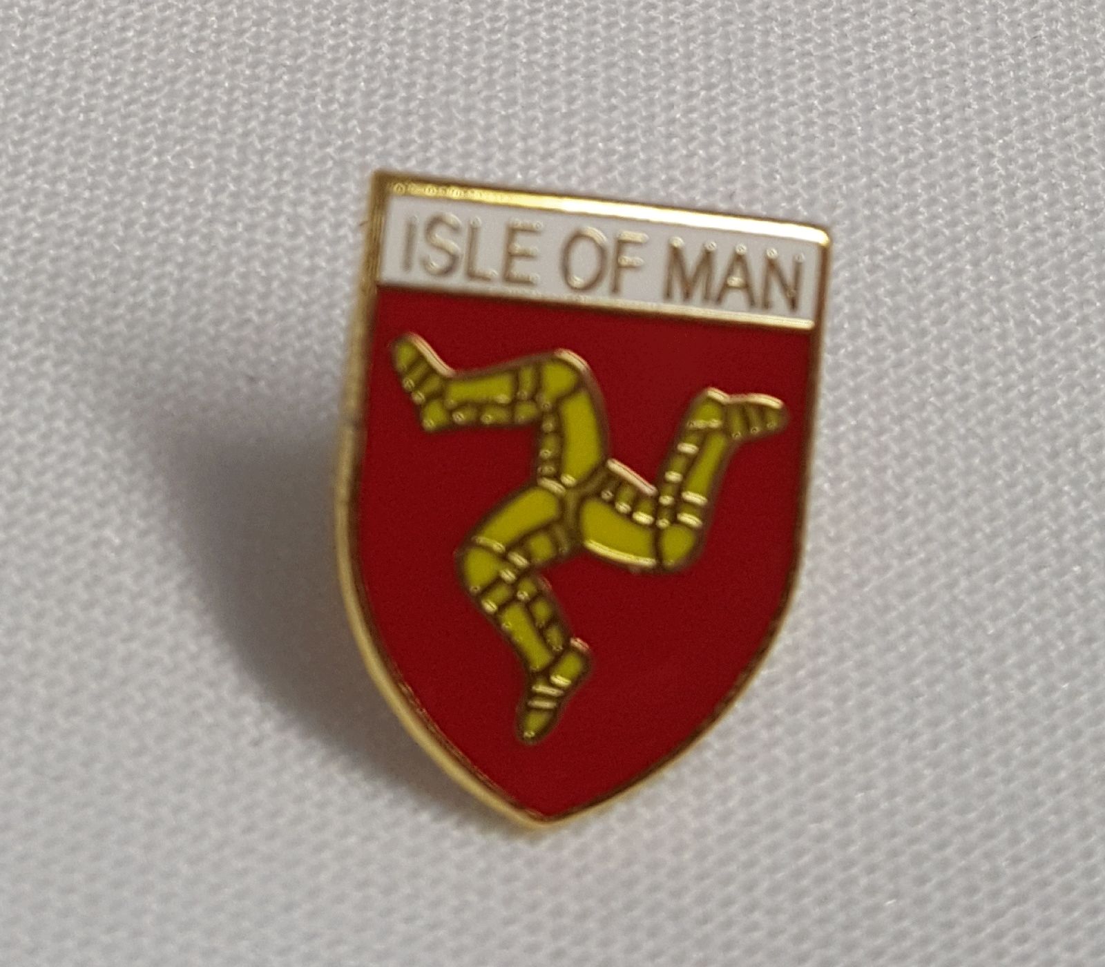 Shield Isle of Man Pin Badge | Buy Shield Isle of Man Pin Badge