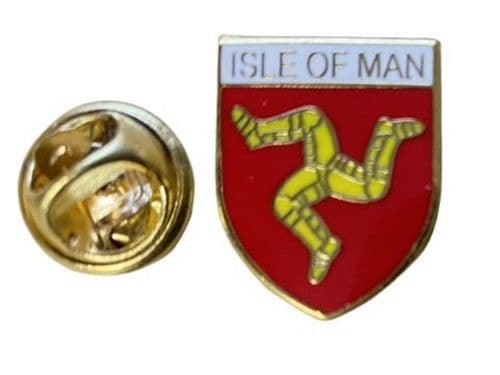 Shield Isle of Man Pin Badge | Buy Shield Isle of Man Pin Badge