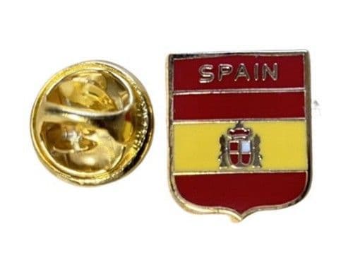 Shield Spain Pin Badge | Buy Shield Spain Pin Badge | NWFlags