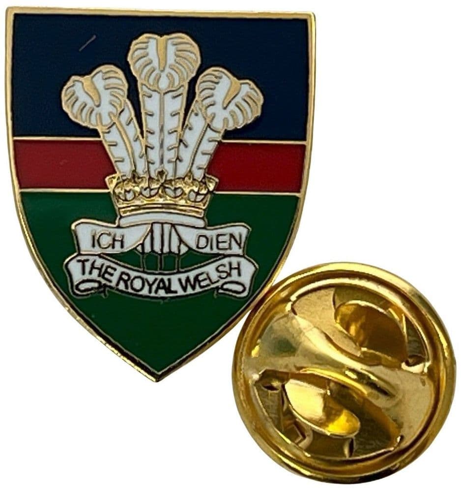 Shield The Royal Welsh Badge | Buy Shield The Royal Welsh Pin Badge