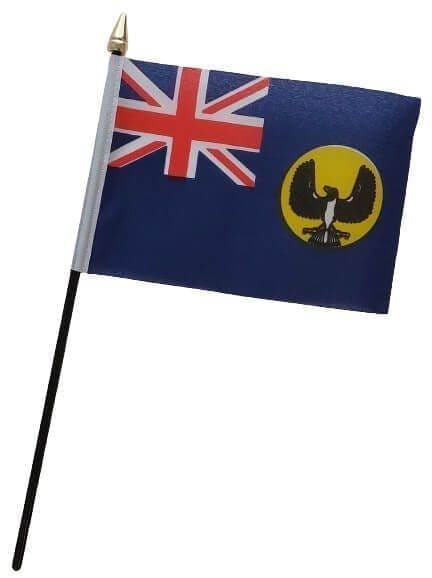 South Australia Flag South Australia Flag (Australia) On Flagpole