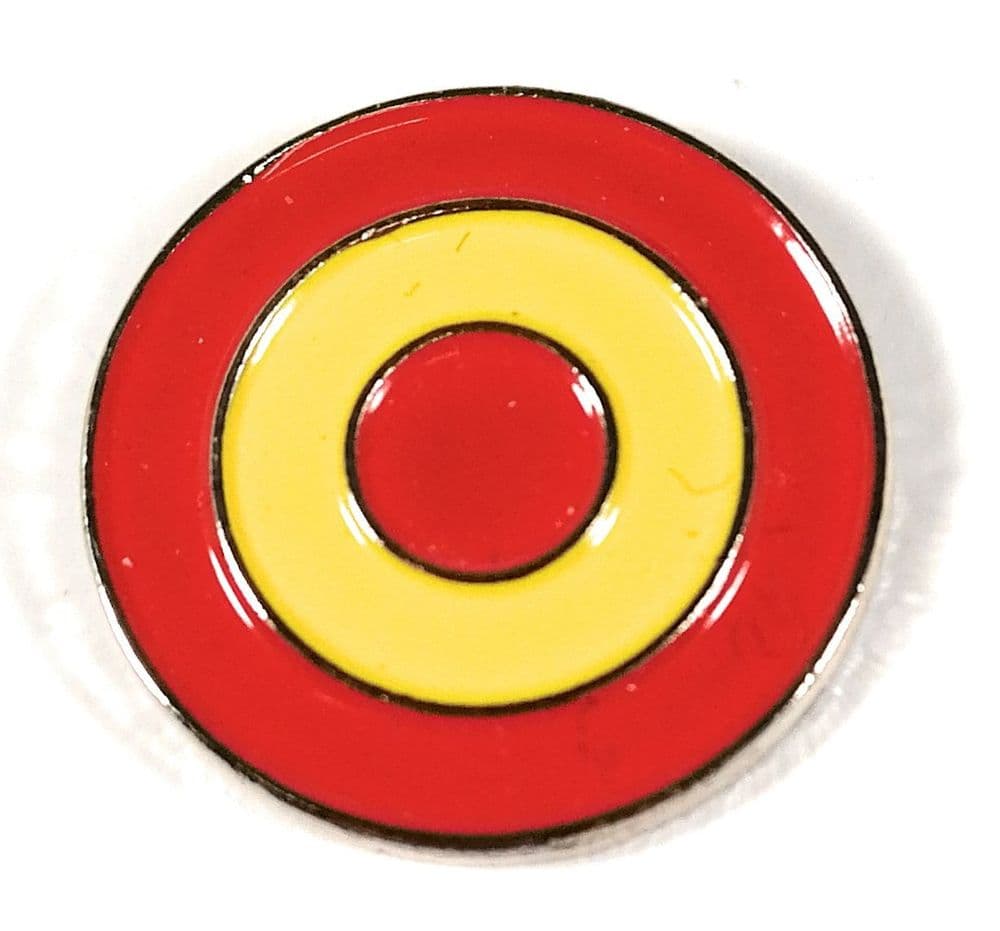 Spanish Colour Mod Roundel Badge | Buy Spanish Mod Roundel Pin Badge
