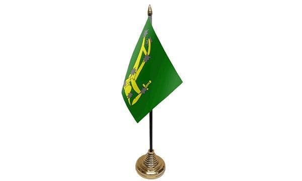 Starry Plough Green Table Flag | Buy Starry Plough Green Table Flag