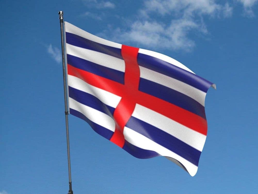 Striped Ensign Blue & White Flag | Buy Striped Ensign Flag | NWFlags