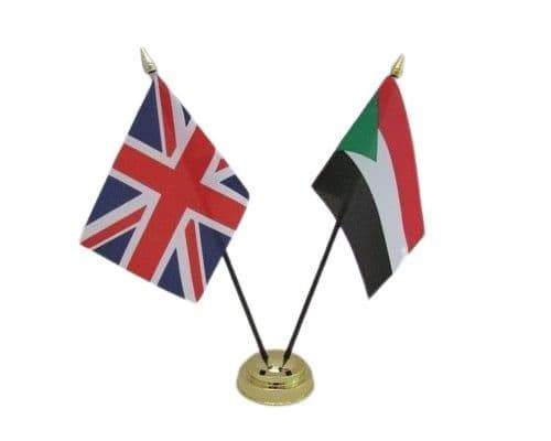Sudan & UK Table Flag | Buy Sudan & UK Table Flag | NWFlags
