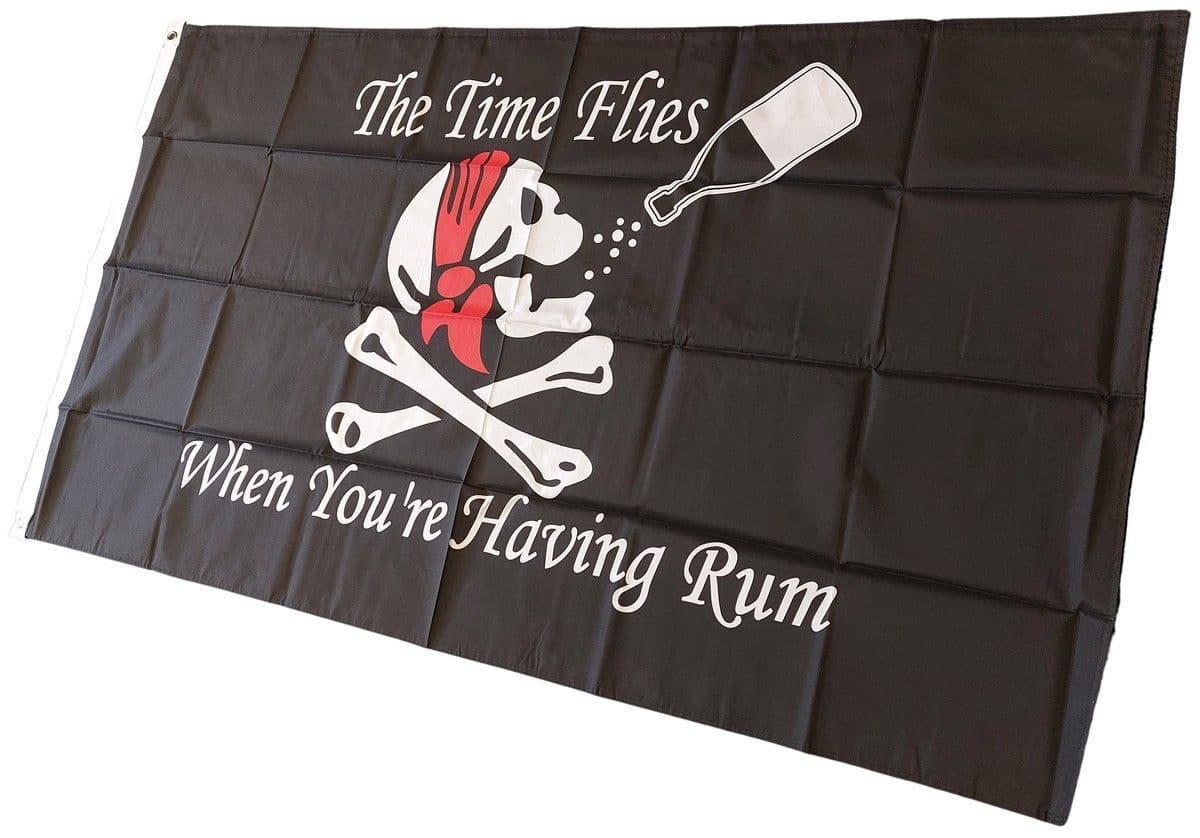 Buy Time Flies When You Have Rum Small Flag | NWFlags