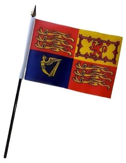 UK Royal Standard Table Flag - NO BASE | Buy UK Royal Standard Table ...