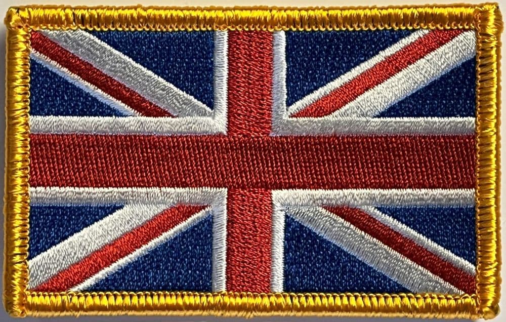 Union Jack Embroidered Sew on patch | NWFlags.co.uk
