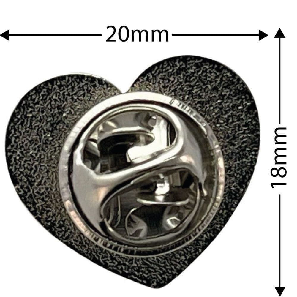 Union Jack Heart Pin Badge | Buy Union Jack Heart Pin Badge | North ...