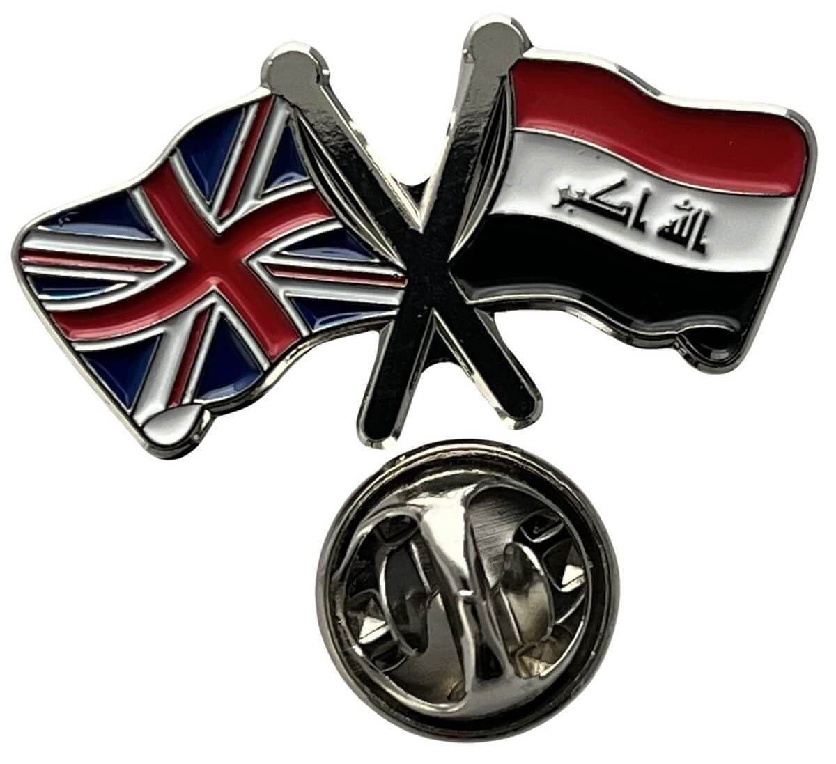 Union Jack & Iraq Pin Badge | Buy Union Jack & Iraq Pin Badge