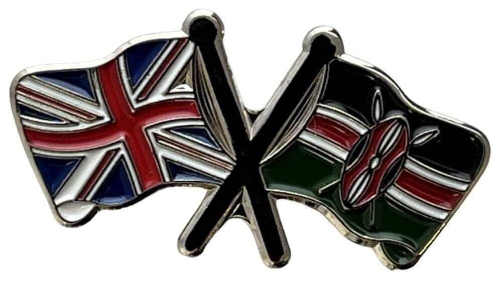 Union Jack & Kenya Pin Badge | Buy Union Jack & Kenya Pin Badge | NWFlags