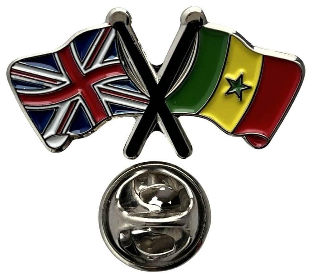 Union Jack & Senegal Pin Badge | Buy Union Jack & Senegal Pin Badge ...