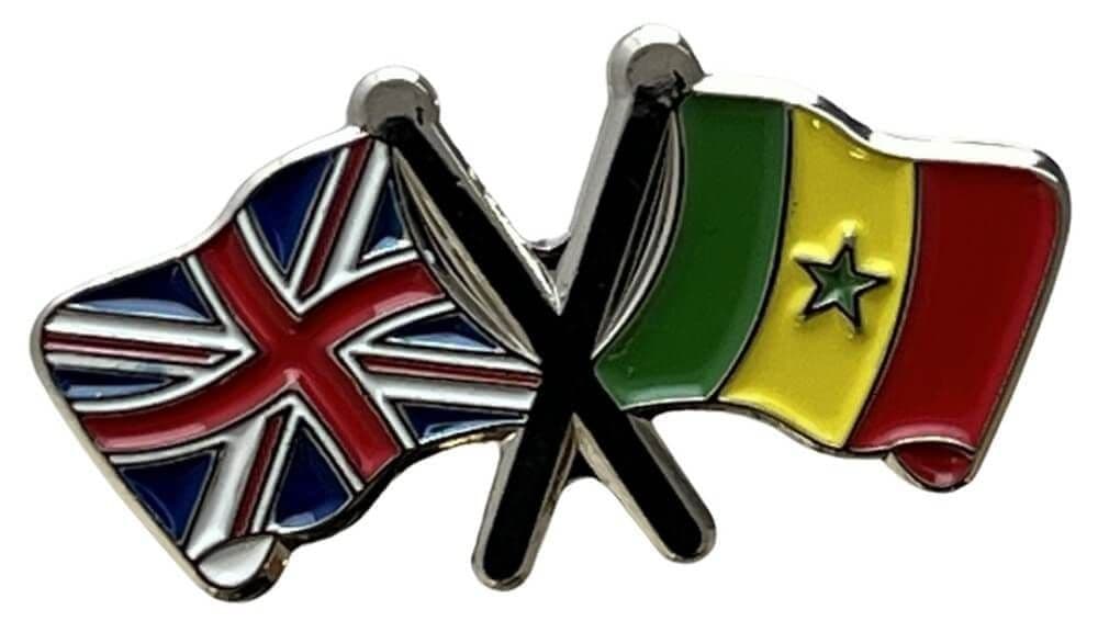 Union Jack & Senegal Pin Badge | Buy Union Jack & Senegal Pin Badge ...