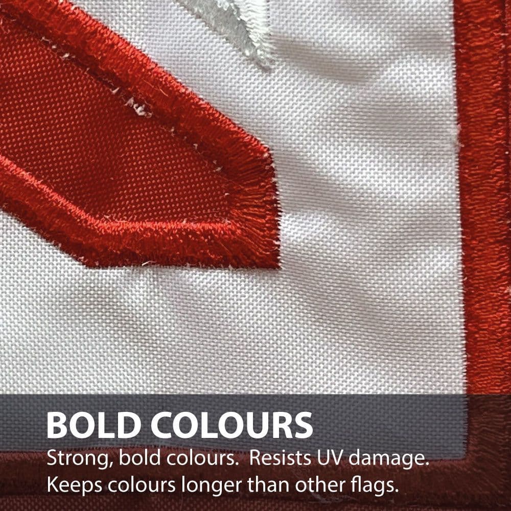 Union Jack Sewn Nylon Flag with Eyelets - 15ft x 1ft | NWFlags