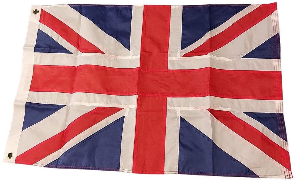 Union Jack Sewn Nylon Flag with Eyelets - 3ft x 2ft | NWFlags