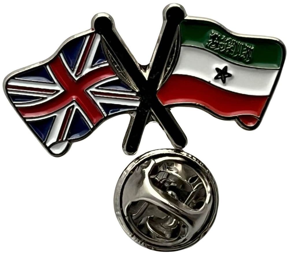 Union Jack & Somaliland Pin Badge | Buy Union Jack & Somaliland Pin ...