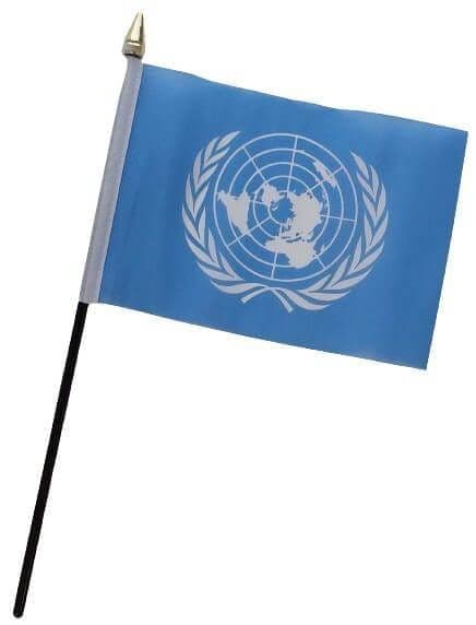 United Nations Table Flag - NO BASE | Buy United Nations Table Flag ...