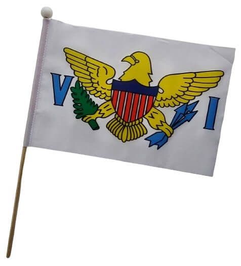 US Virgin Islands Hand Flag | Buy US Virgin Islands Hand Flag | NWFlags