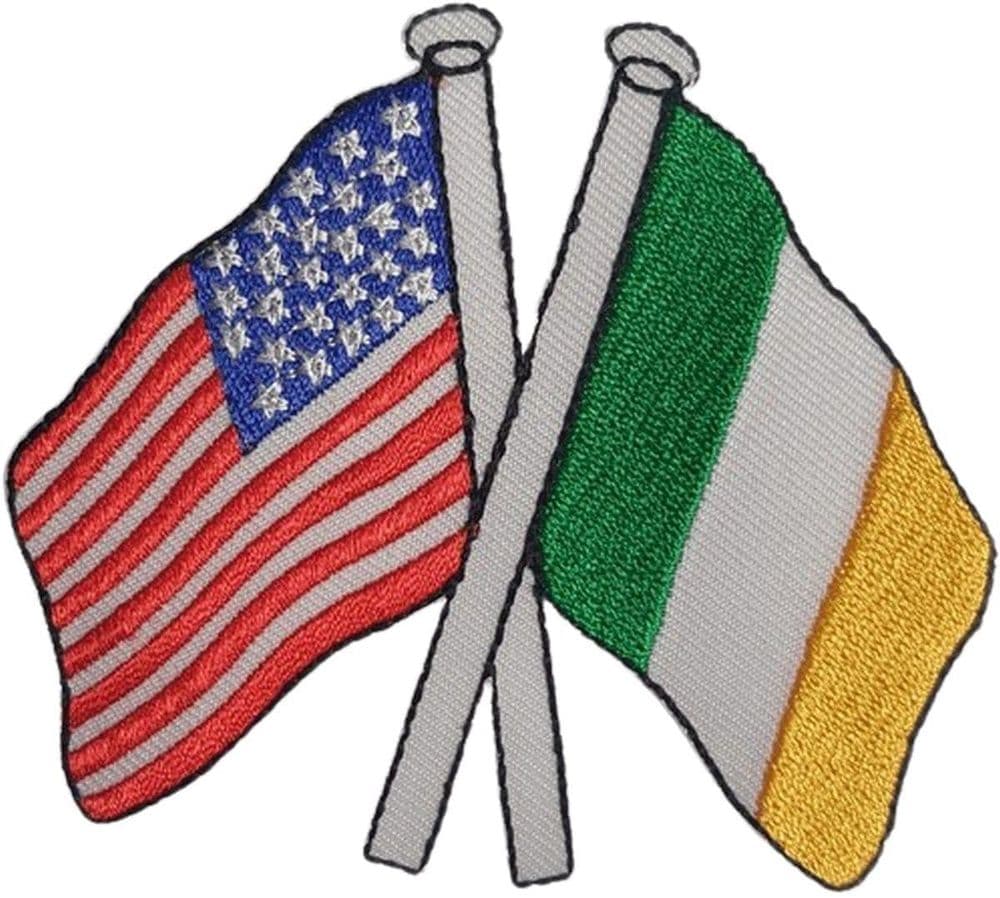 USA & Ireland Flag patch | Buy USA & Ireland Flag patch | NWFlags
