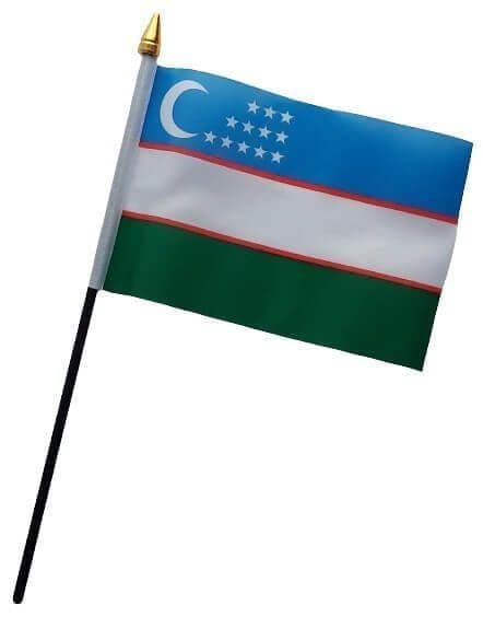 Uzbekistan Table Flag - NO BASE | Buy Uzbekistan Table Flag - NO BASE ...