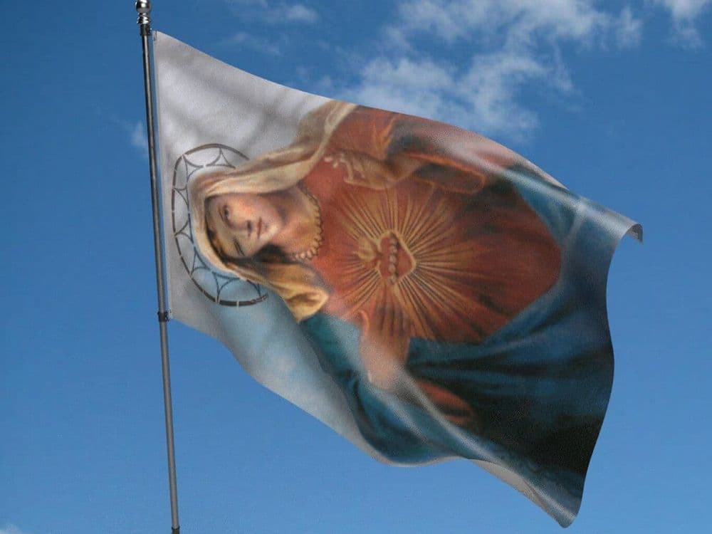Virgin Mary Flag | Buy Virgin Mary Flag | North West Flags