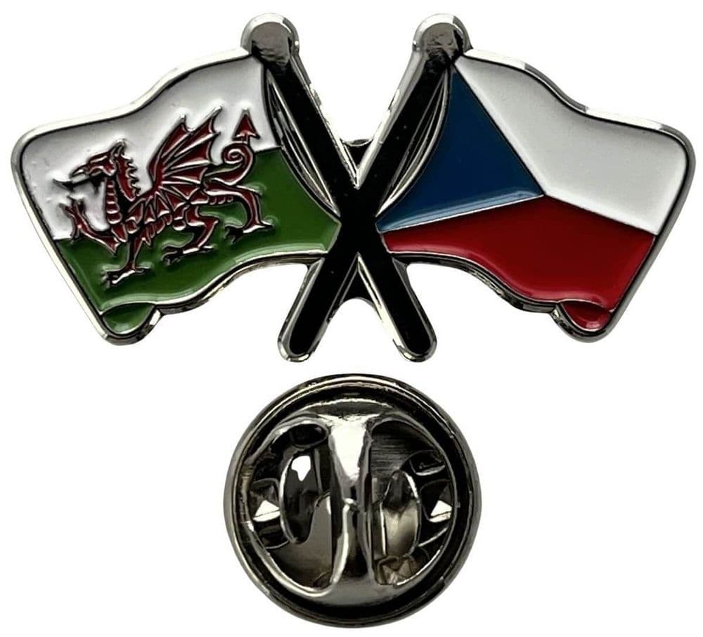 Wales & Czech Republic Badge | Buy Wales & Czech Republic Pin Badge