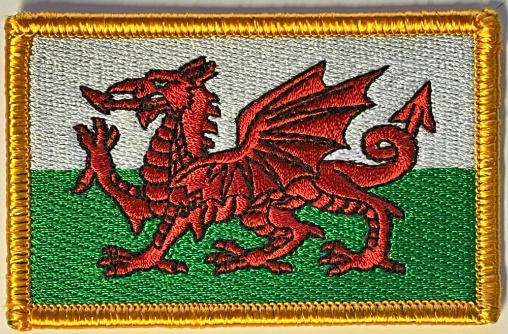 Wales Embroidered Sew on patch | Buy Wales Embroidered Sew on patch | North West Flags