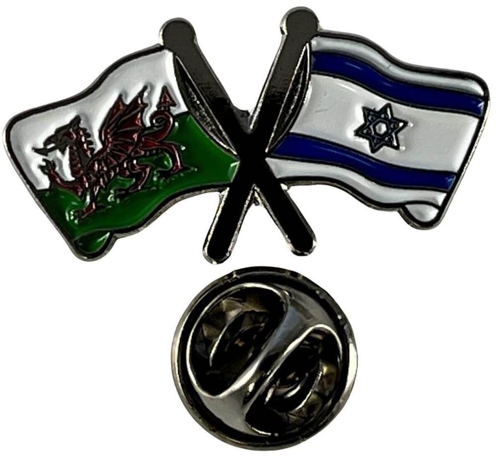 Wales & Israel Pin Badge | Buy Wales & Israel Pin Badge | NWFlags