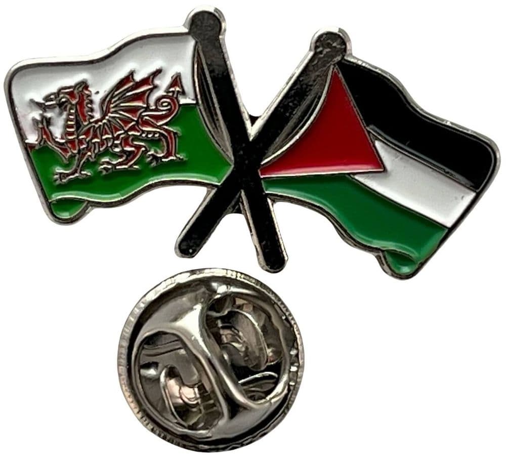 Wales & Palestine Pin Badge | Buy Wales & Palestine Pin Badge | NWFlags