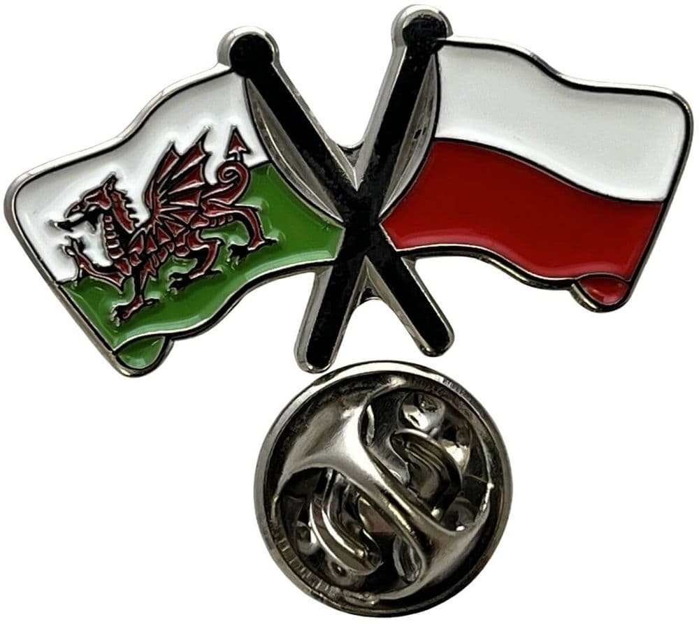 Wales & Poland Pin Badge | Buy Wales & Poland Pin Badge | NWFlags